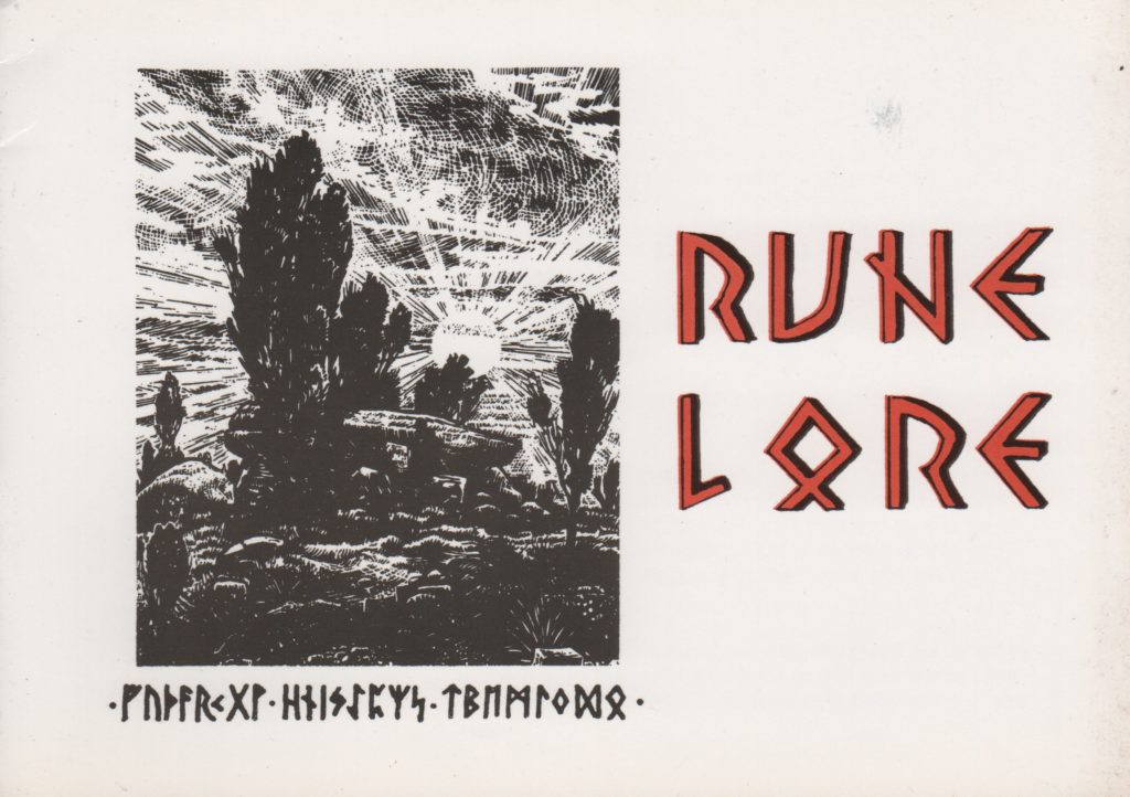 Rune Lore by Thorolf Wardle – Cosmotheism